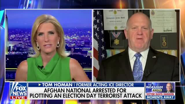 Tom Homan on Afghan National Given Special Visa Plotting Terrorist ...