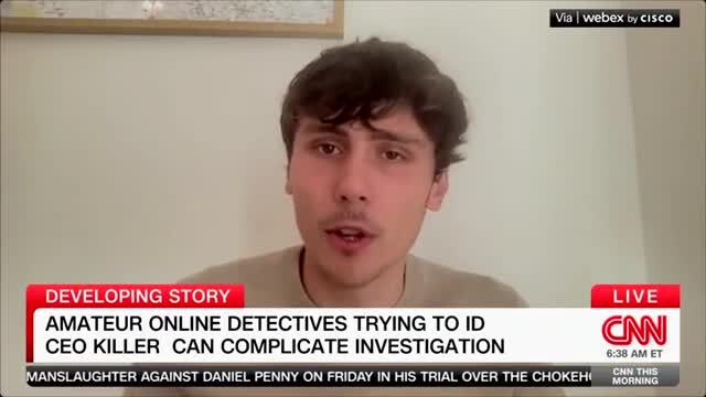 CNN: Amateur Online Detectives Trying to ID UnitedHealthcare CEO Killer ...