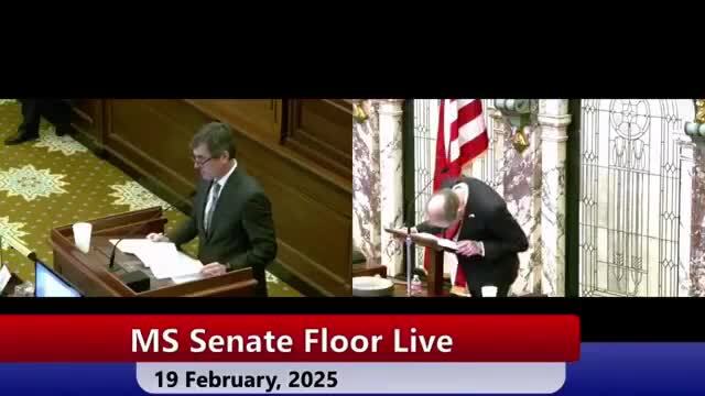 Lt. Gov. Delbert Hosemann Collapses at Mississippi Senate Podium ...