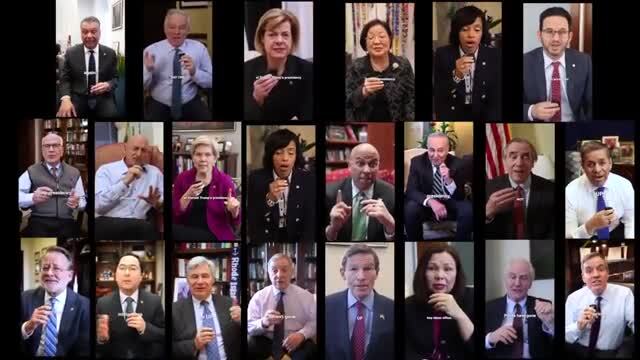 22 Democrat Senators Post Videos Using the Same Script and Clips Word-for-Word (clip) :: Grabien ...
