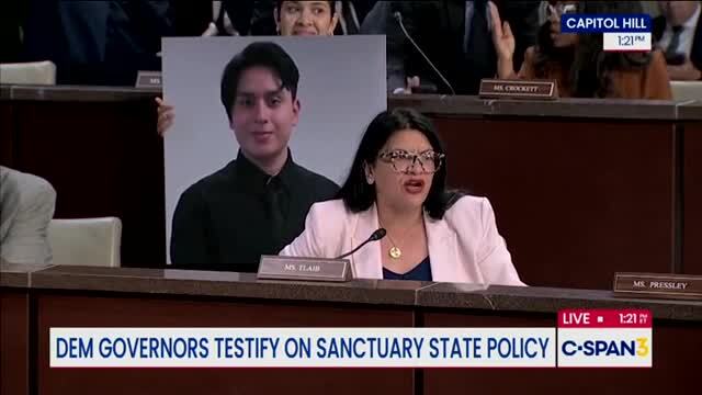 Rep. Rashida Tlaib Melts Down, Starts Screaming that Trump Benefited ...