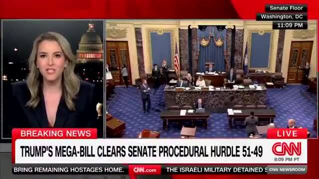 CNN: The One Big, Beautiful Bill Passes in the Senate with a Vote of 51 ...