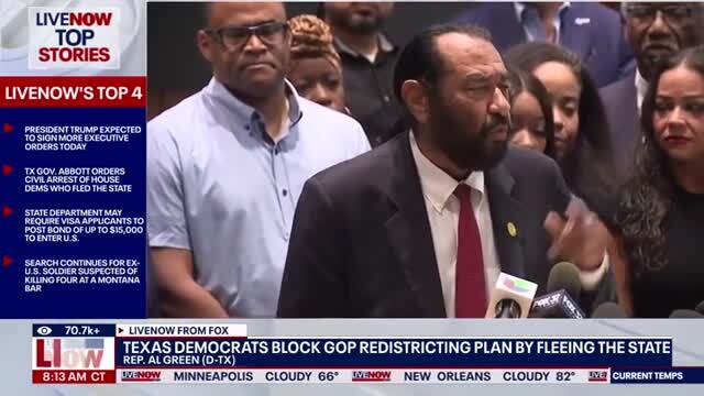 Rep. Al Green: Republicans’ Racism Is Not Going to Change Democracy in ...