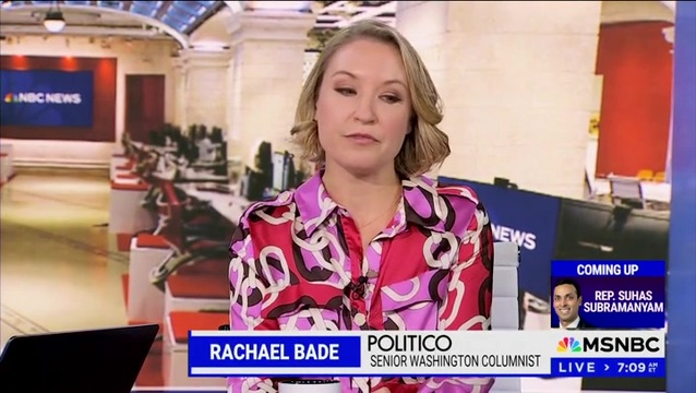 Politico’s Rachael Bade: ‘Obviously, There’s Heat on Both Sides in ...