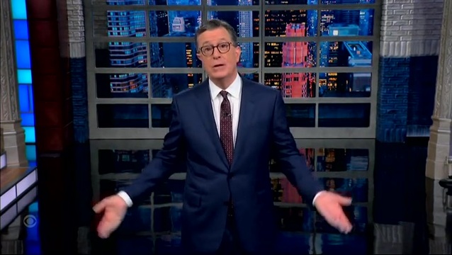 Colbert Mocks J.D. Vance with a Sombrero Meme of Him Humping a Sofa: If ...