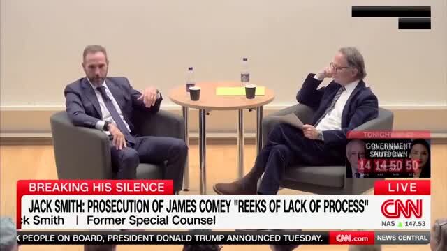 Jack Smith: Prosecution of James Comey ‘Just Reeks of Lack of Process ...