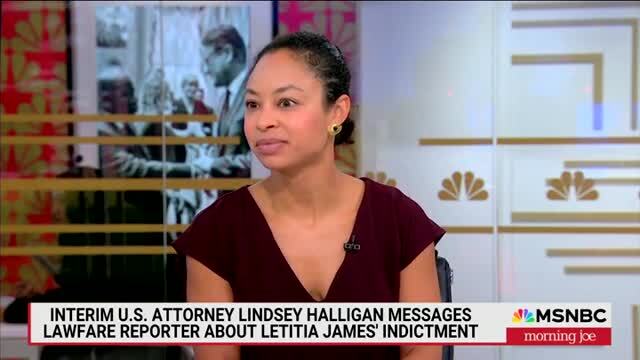 Mara Gay: U.S. Attorney Lindsey Halligan’s Signal Texts ‘Probably Good ...