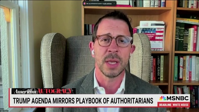 Ian Bassin: Every Symptom in This Country Under Trump, Is a Check Mark ...