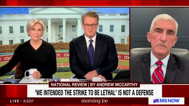 Mark Hertling on Trump’s Boat Strikes: We Are Morally Bound To Ask ...